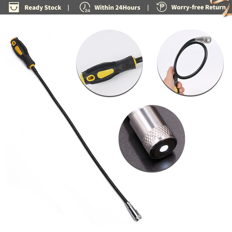 1Pc 8LBS Magnetic Pick Up Tool With LED Light Portable Telescopic ...