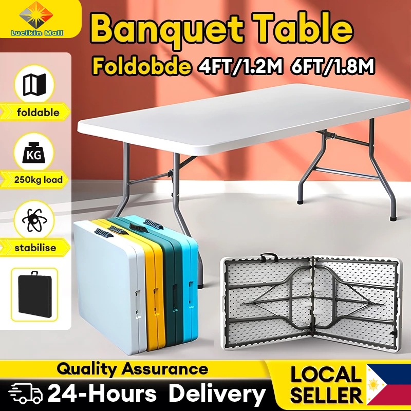Folding Table Portable Heavy Duty Waterproof And Oil-proof Iron ...