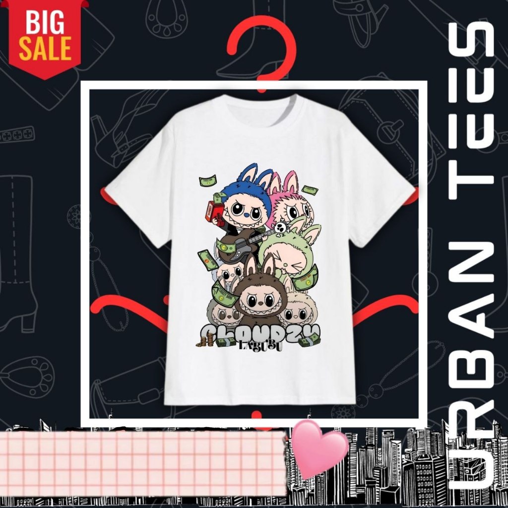 LABUBU SHIRT FOR KIDS AND ADULTS. UNISEX. SUBLIMATION PRINT | Shopee ...