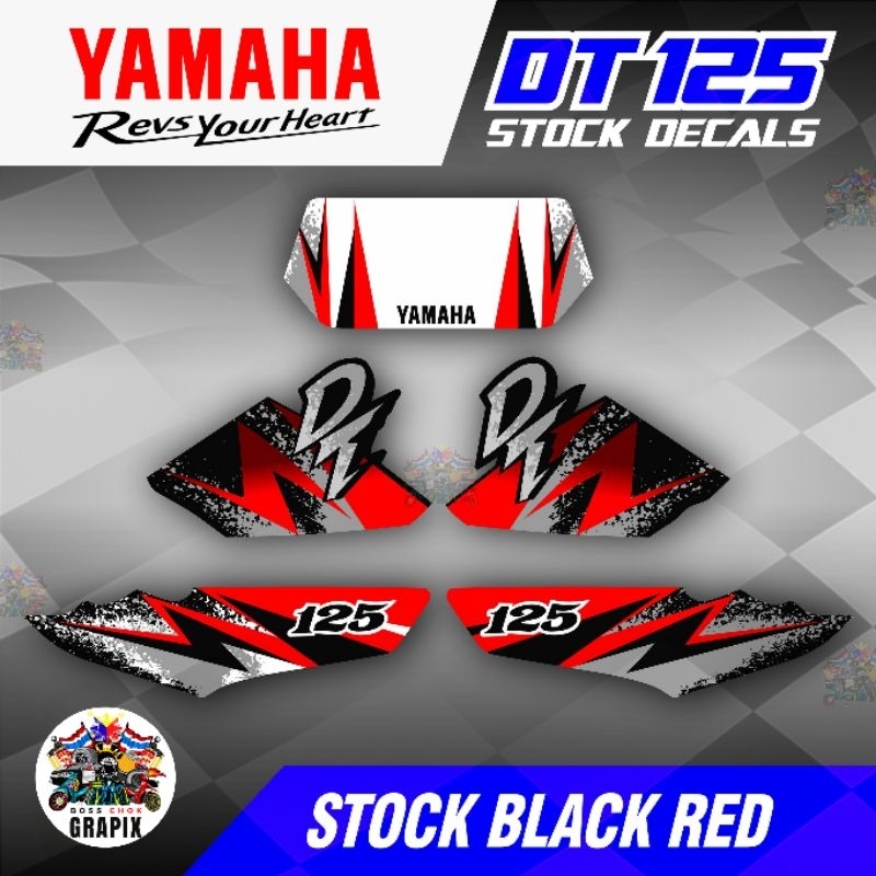 Yamaha DT 125 Stock Decals | Shopee Philippines