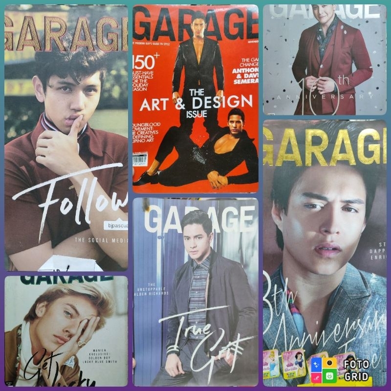 Vintage Men's Fashion Magazines (GARAGE) 10/18c | Shopee Philippines
