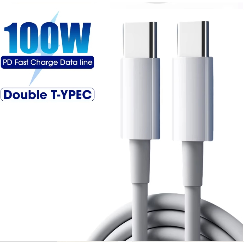 1m 2m Data Cables PD 100W Type c to Type c USB Cable Fast Charging Data ...