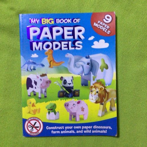 Preloved Big Book of Paper Models book for children | Shopee Philippines