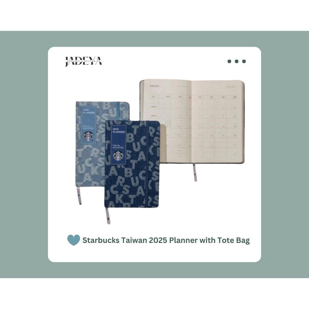 SB Taiwan 2025 Planner with Tote Bag | 2025 Planner | Starbucks Taiwan ...