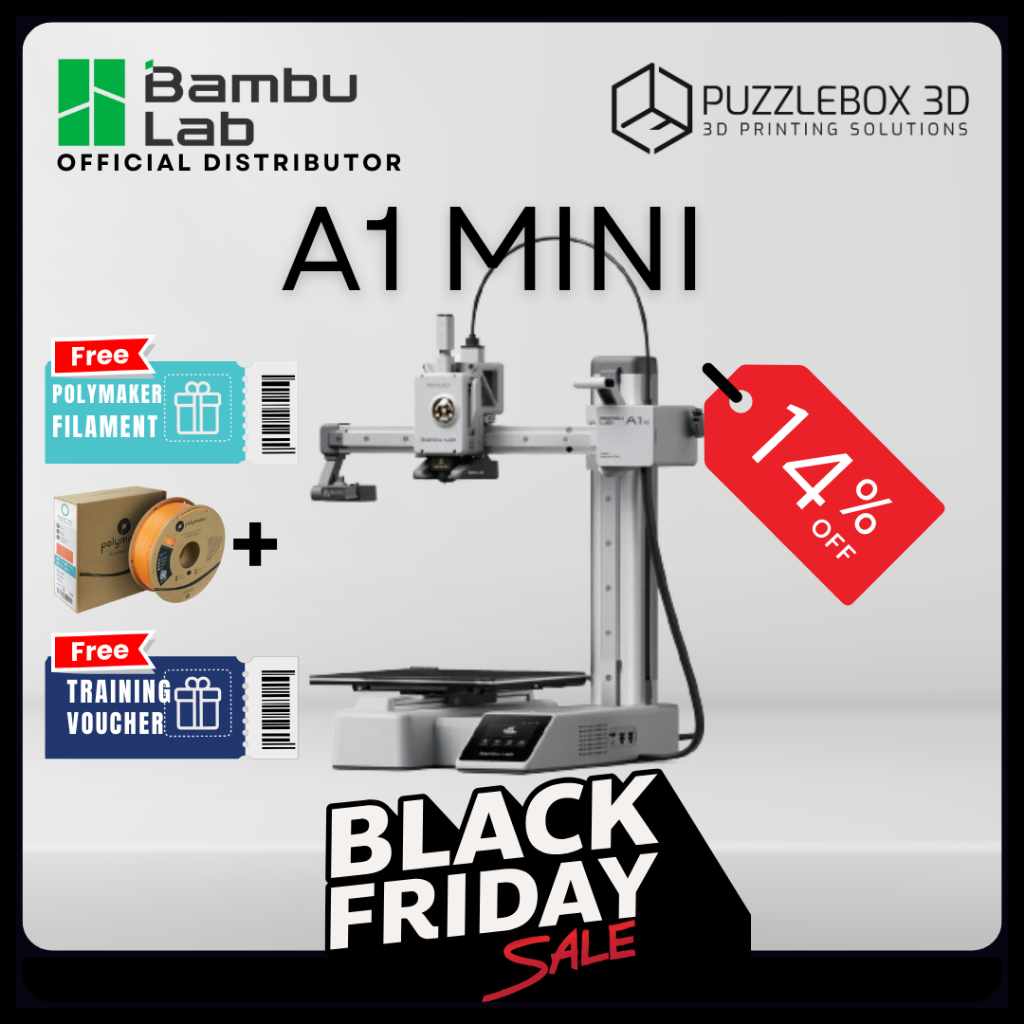 Bambu Lab A1 Mini and A1 Mini Combo series allows 4-Color AMS lite Full Auto Calibration ...
