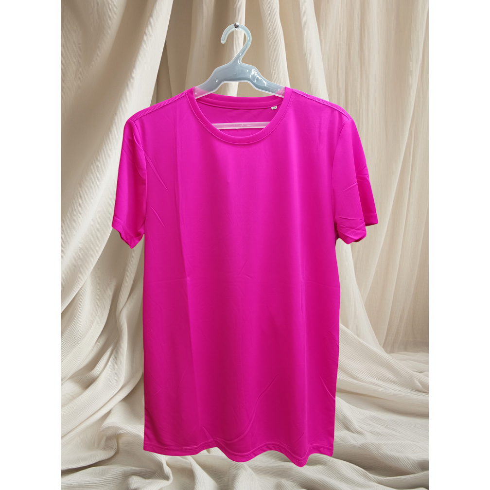 ACTIVE-DRY Round Neck Dri-Fit Plain T-Shirt for Unisex | Shopee Philippines