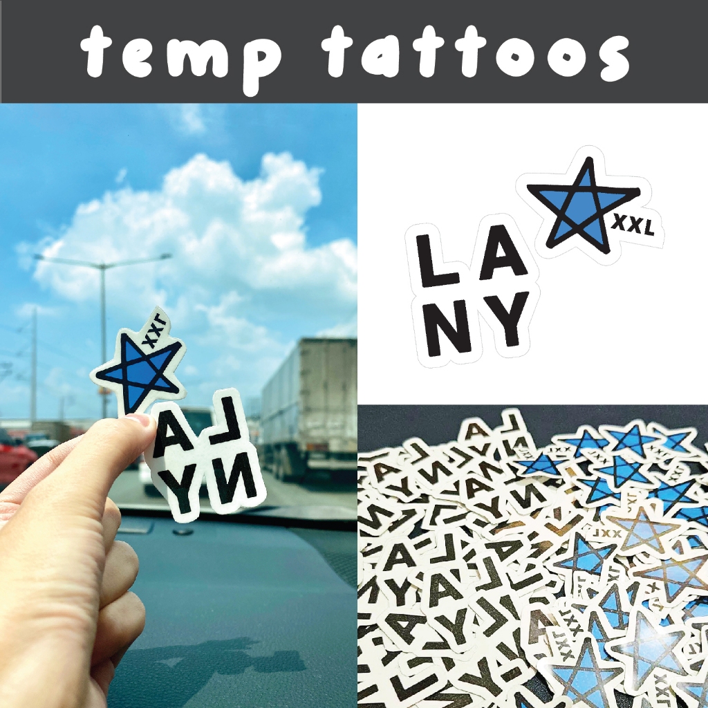 Concert Edition Temporary Tattoo (LANY: a beautiful blur) | Shopee ...