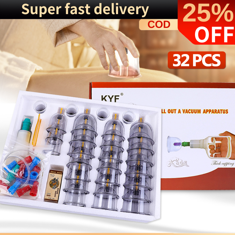 Plastic Cupping Therapy Set Adjustable Suction Cups for Pain Relief and ...