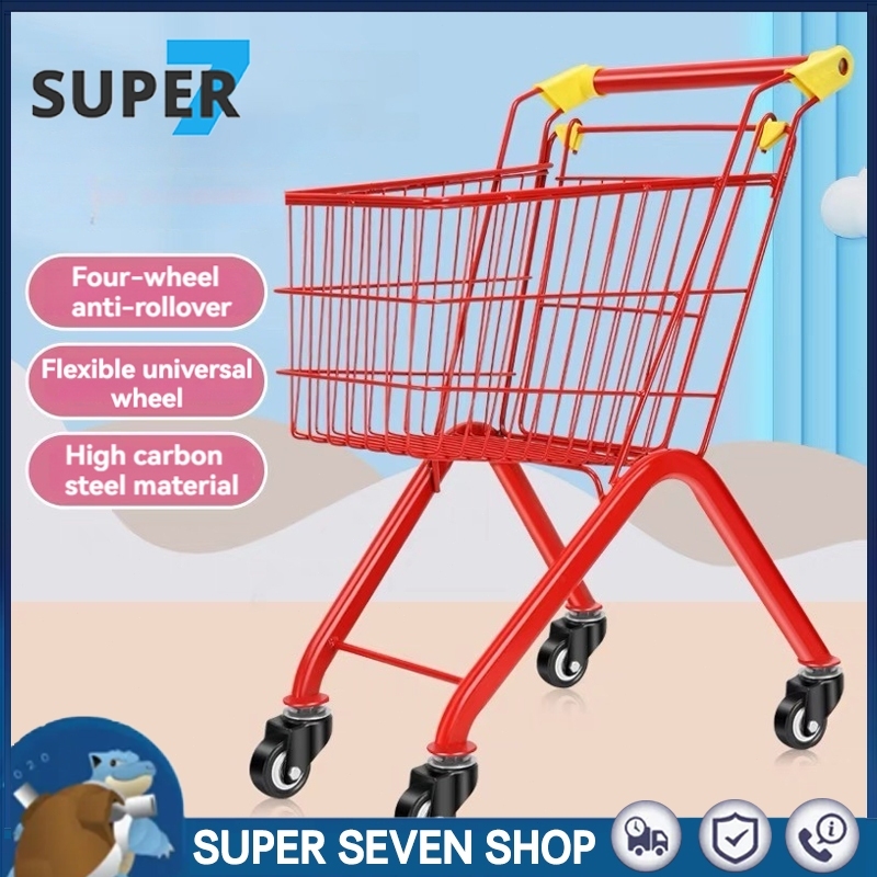 Pretend Play Real Mini Grocery Push Cart Kids 1-8years old Grocery ...
