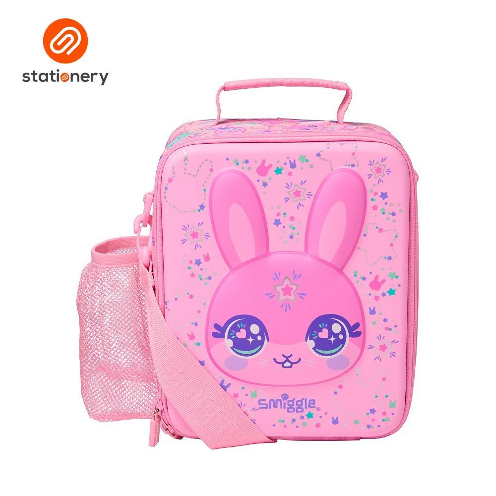 Smiggle All Stars Hardtop Lunchbox With Strap - Pink | Shopee Philippines
