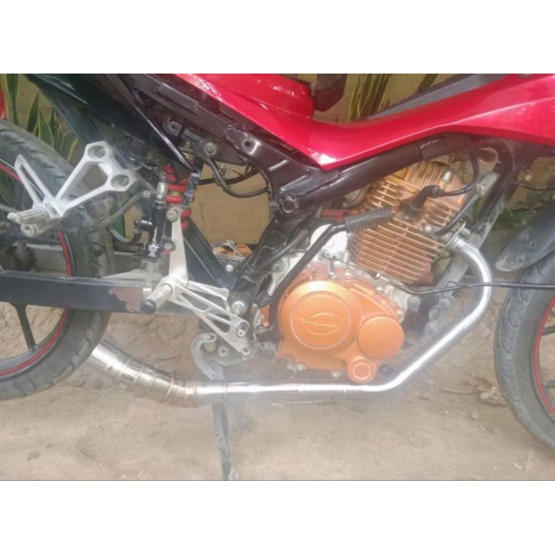 EURO FLASH VPERMAN 150 | 51mm OPEN SPEC BIG ELBOW EXHAUST PIPE | euro ...