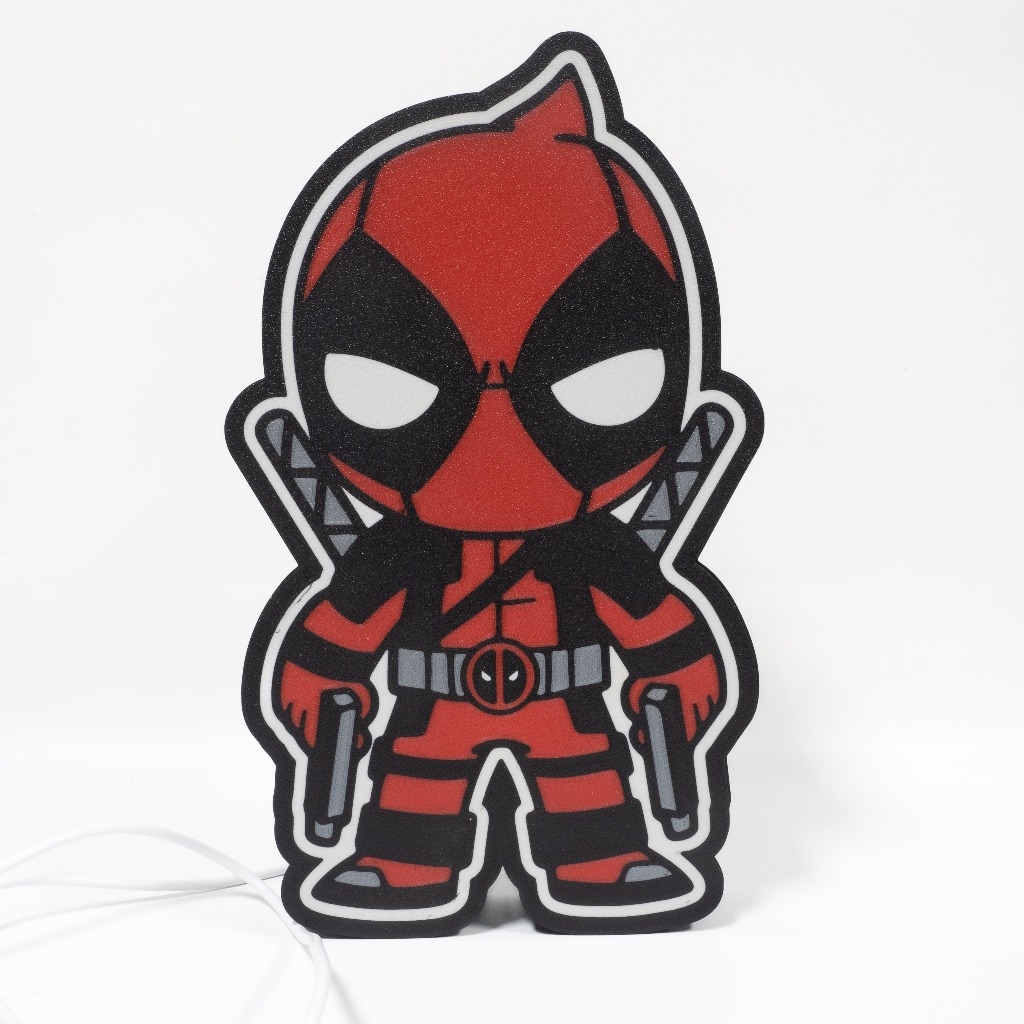 LED Lightbox Deadpool Roblox One Piece Man Cave Game Room Home ...