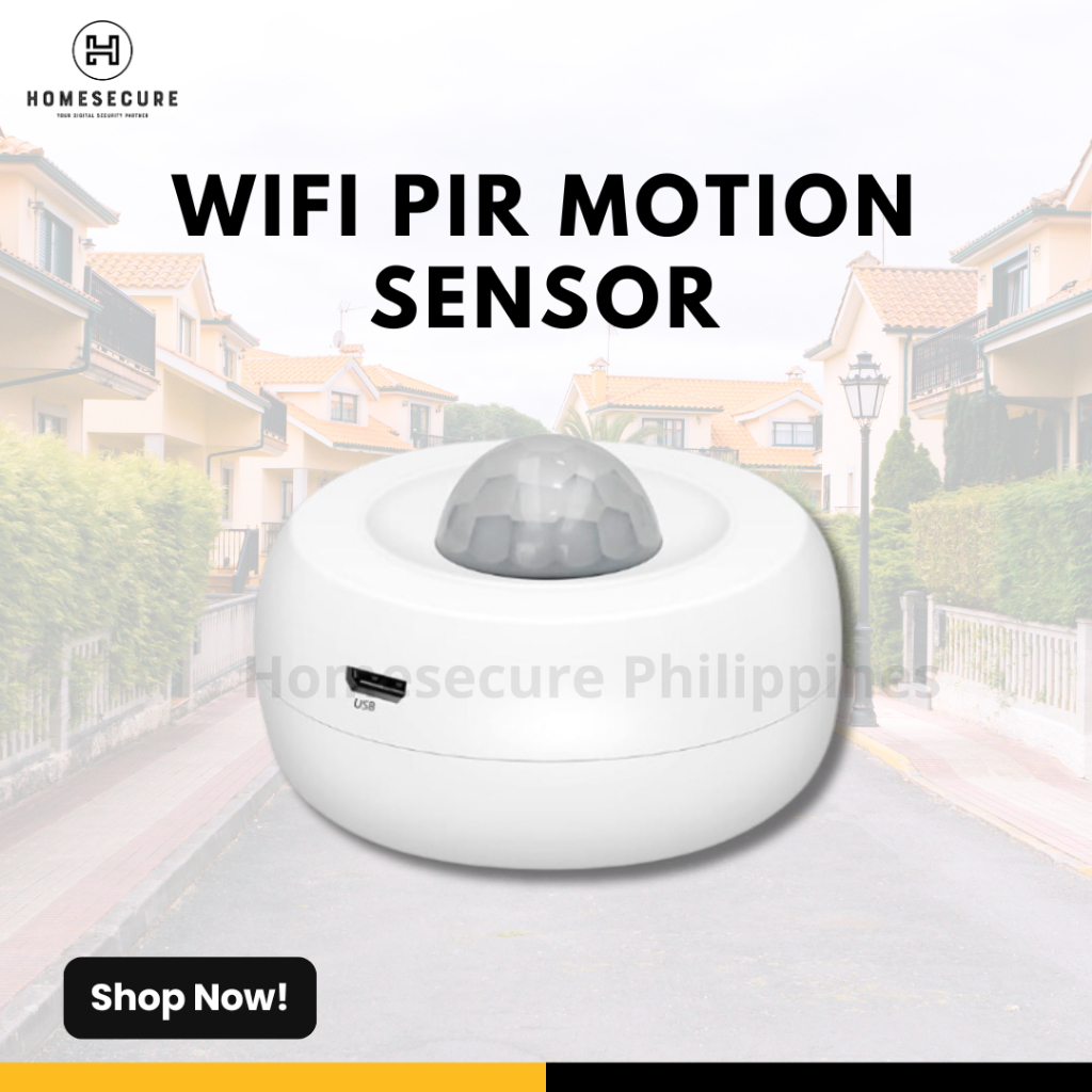 HomeSecure Philippines - Wi-Fi PIR Motion Sensor | Shopee Philippines