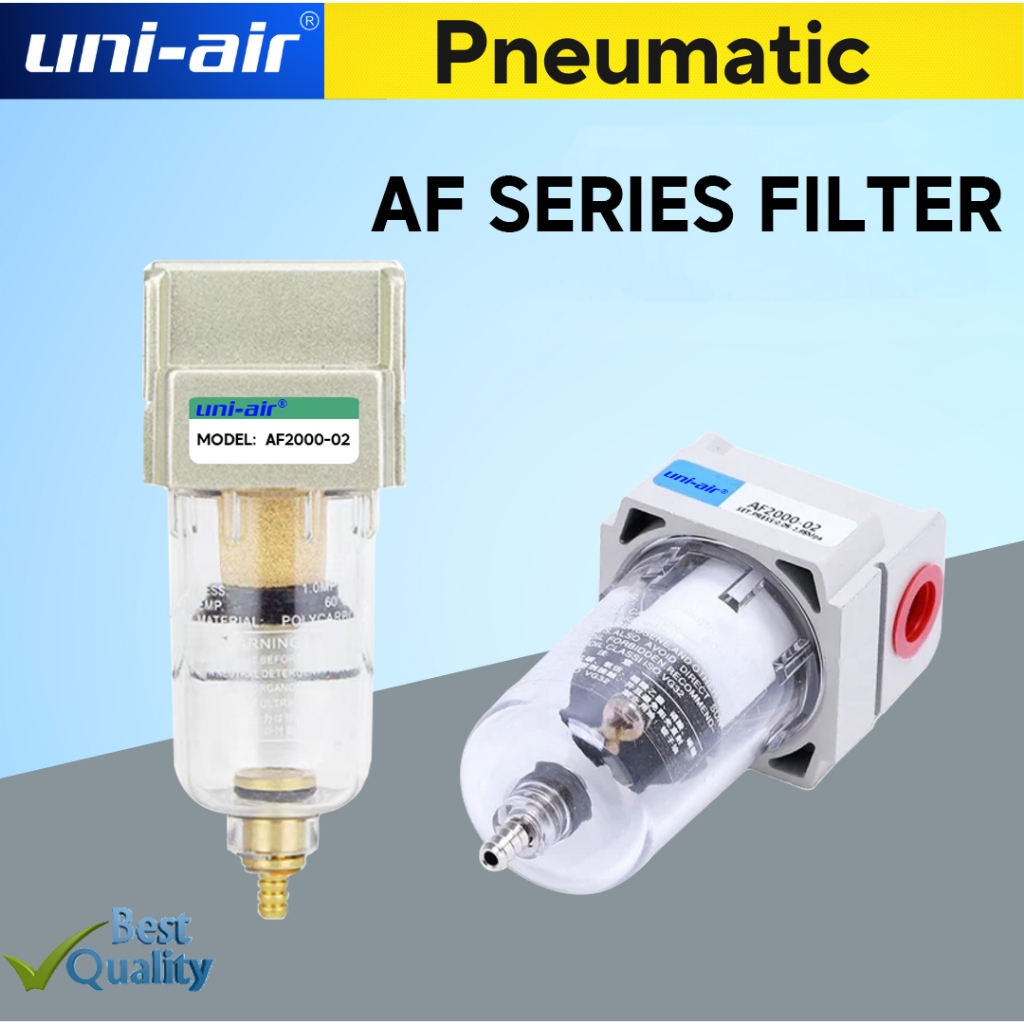 Uni-Air AF Series Particulate Air Filter Compressor Water Moisture Trap ...