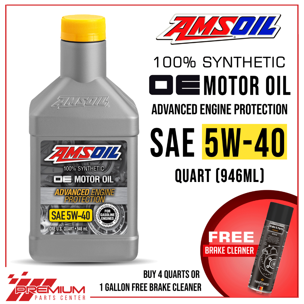 AMSOIL OE 5w-40 Fully Synthetic Gasoline Engine Oil 1 Quart | Shopee ...