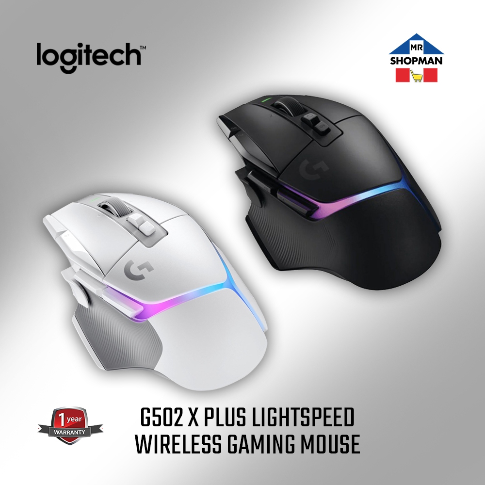 Logitech G502X Plus Black / White Lightspeed Wireless RGB Gaming Mouse G502 X | Shopee Philippines