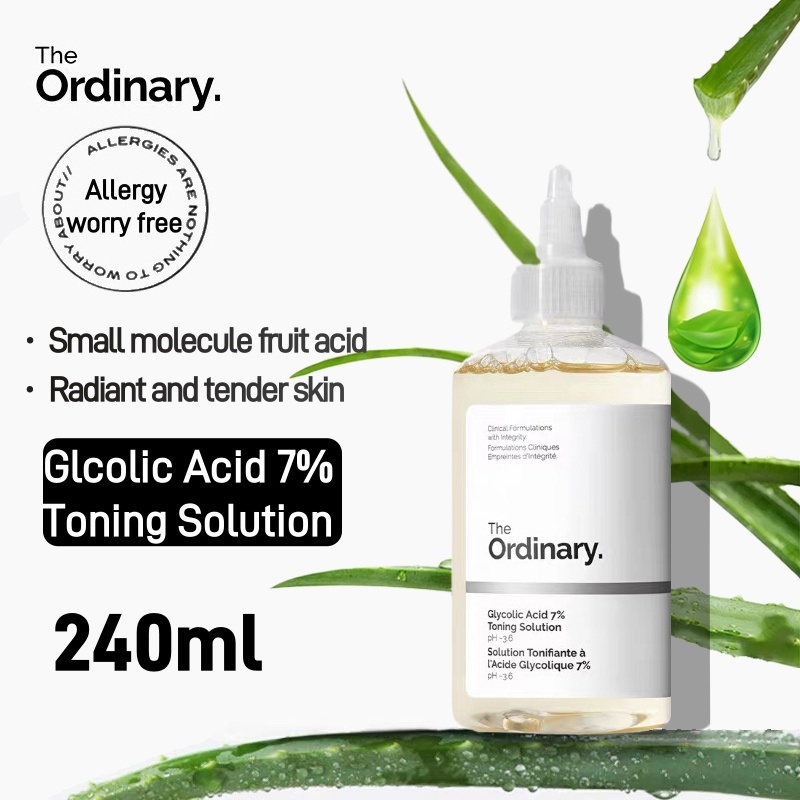 The Ordinary 7% Glycolic Acid Cleansing Moisturizing Water Toner Fruit ...