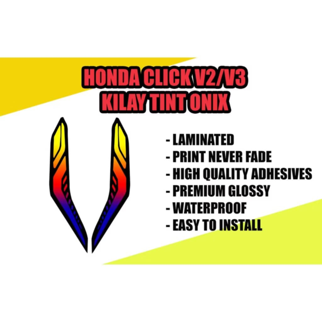 HONDA CLICK VERSION 2/VERSION 3/CLICK STICKER | Shopee Philippines