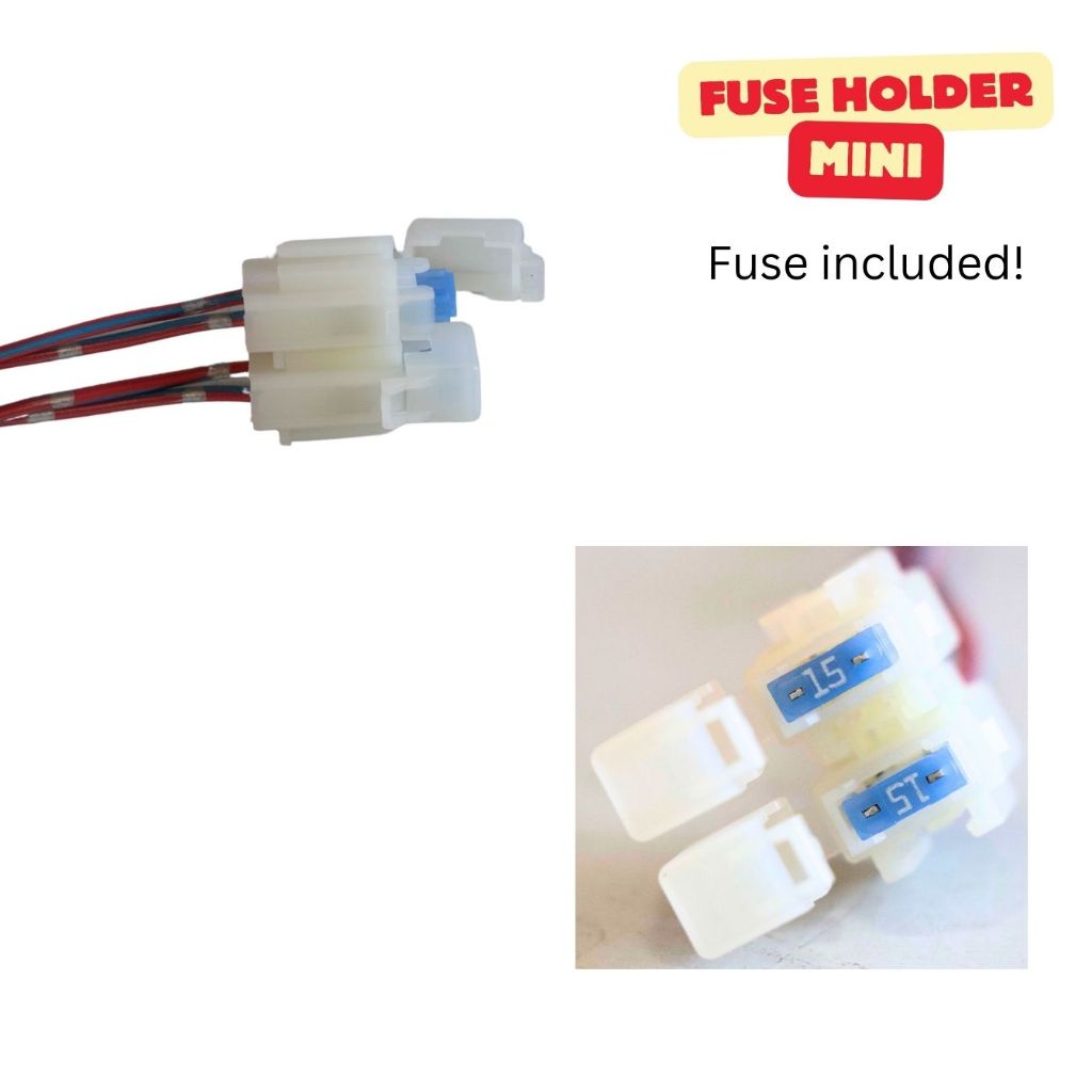Original Fuse Holder Mini for mini-Fuse with Fuse Original Japan Wire ...