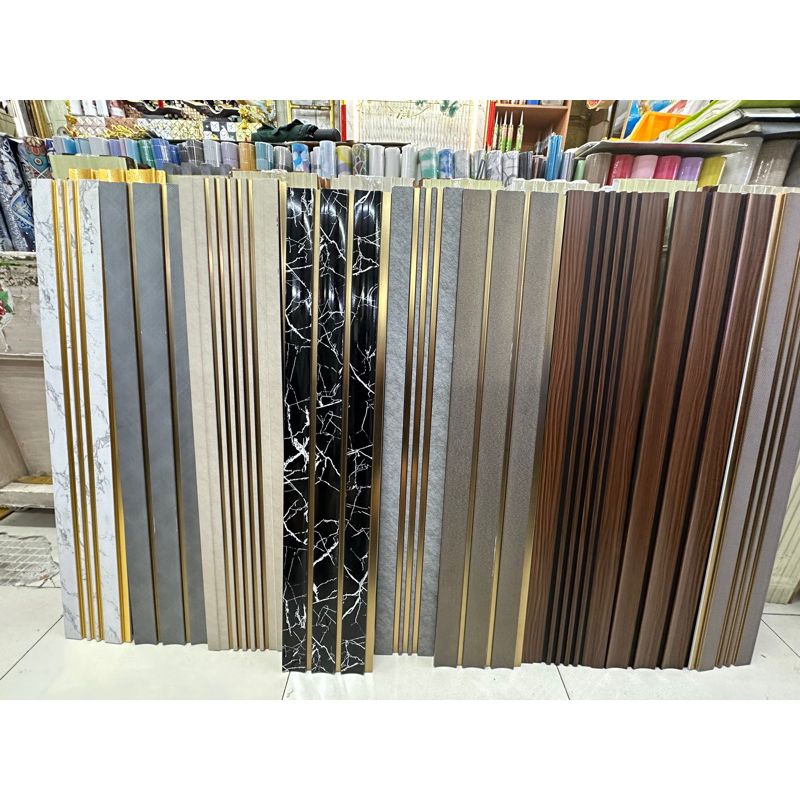 Thin PVC Wall Panels Ceiling Panel Fluted Panels For Living Room ...