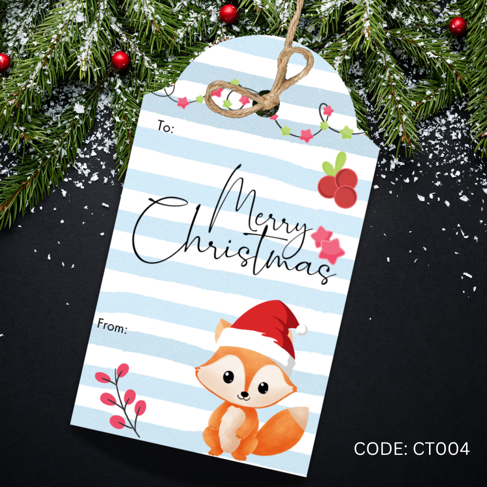 Personalized Christmas Gift Tags | Christmas Card | Shopee Philippines