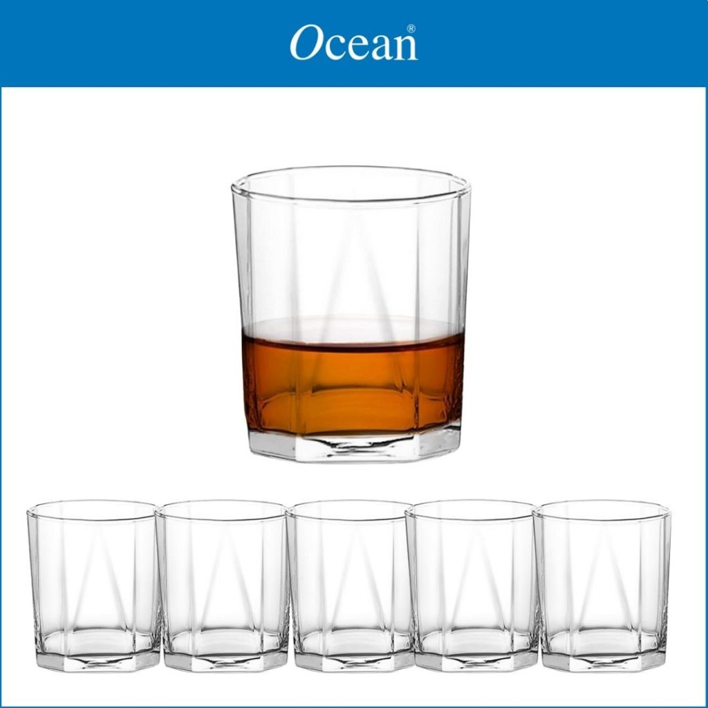 Ocean Glassware Pyramid Rock Wine Brandy Drinking Glass Clear 260 mL ...