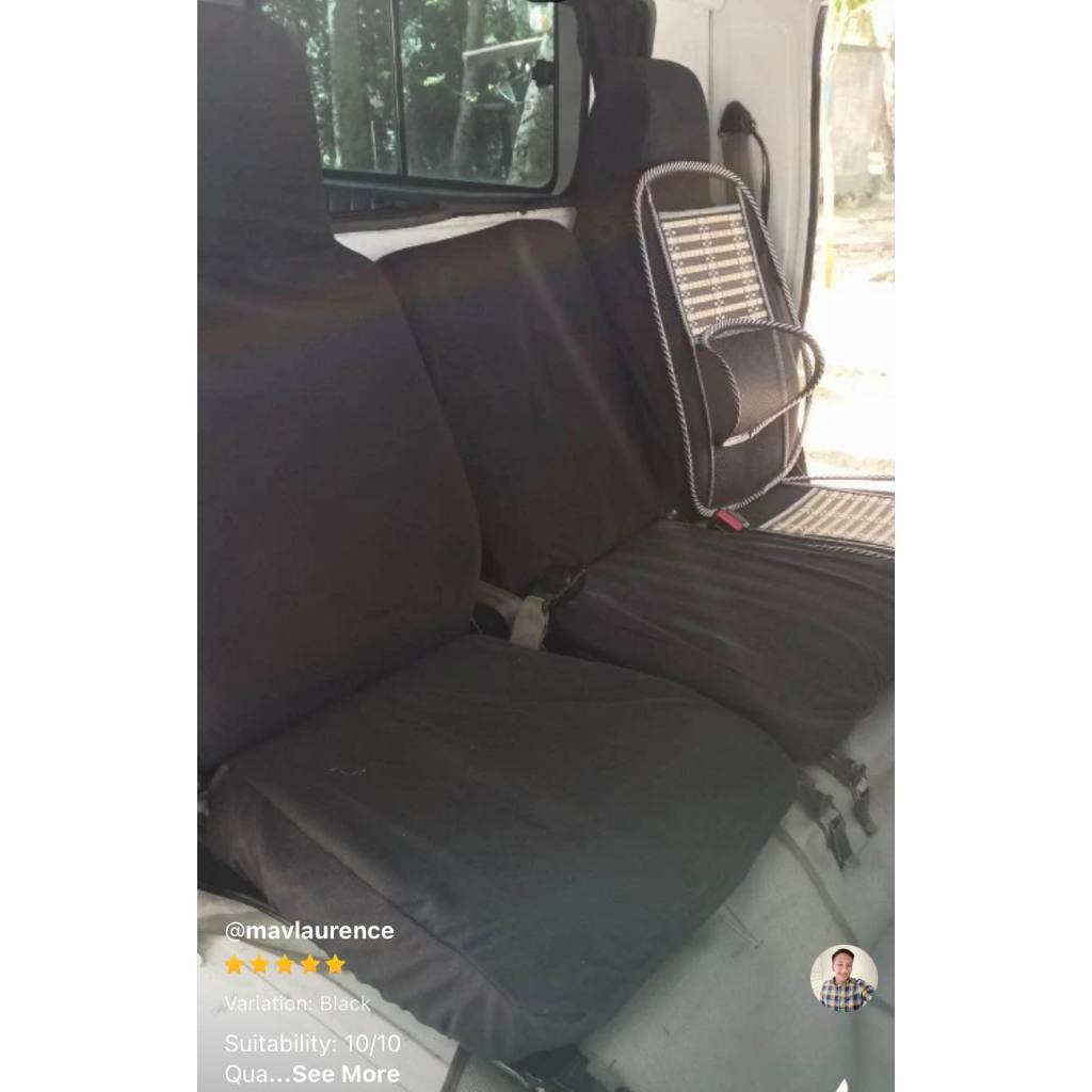 MITSUBISHI L300 CUSTOMIZED SEAT COVER/SEATCOVER FOR FRONT ONLY CORDUROY ...
