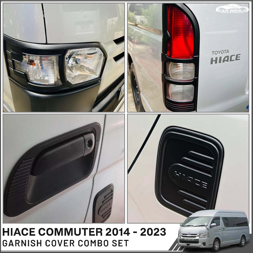 TOYOTA HIACE COMMUTER 2014 - 2026 GARNISH COVER COMBO SET (2015 2016 ...