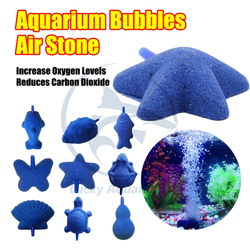 Aquarium bubble air stone Animal air Bubble Stone Aerator Fish Tank ...