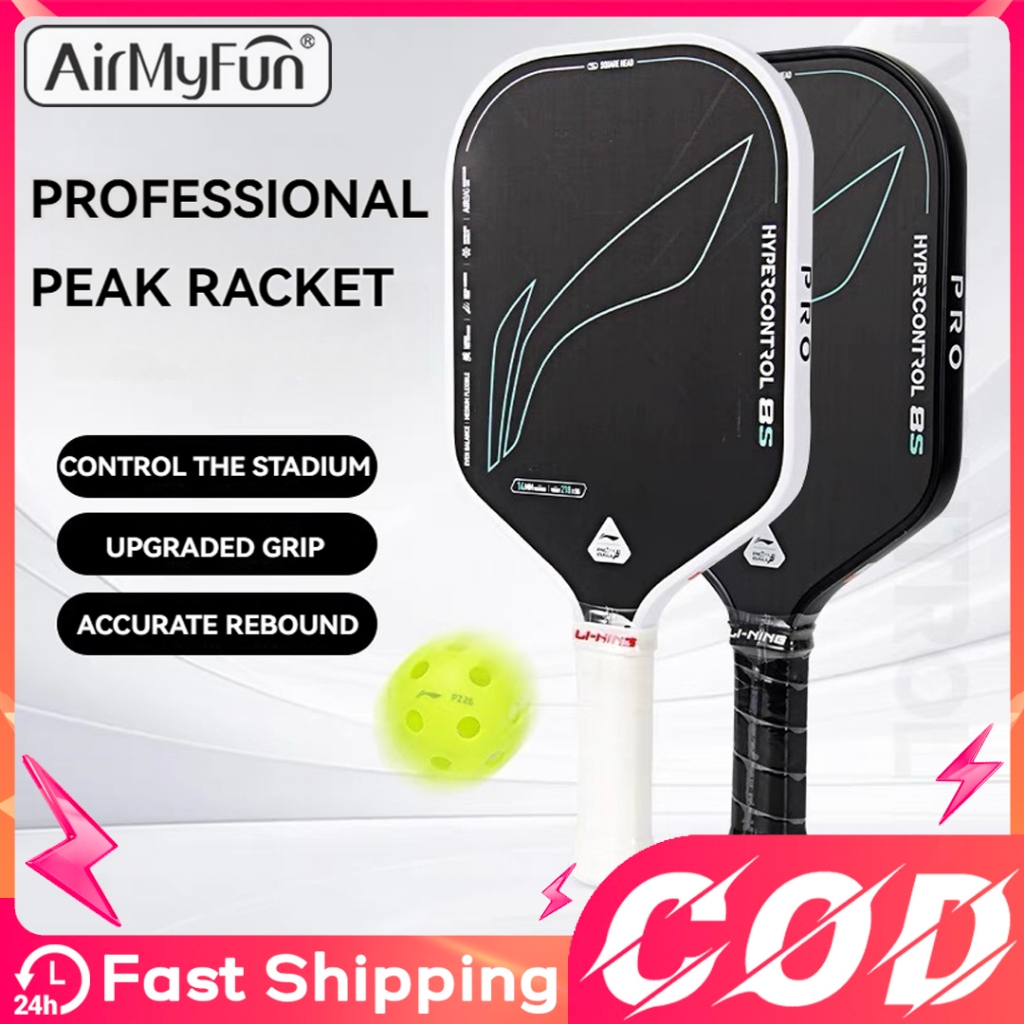 Professional Pickleball Paddle Set With 2 Rackets + 4 Pickleballs And ...