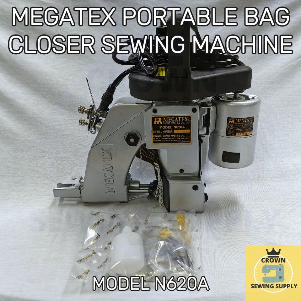 MEGATEX Portable Bag Closer Sewing Machine (Model N620A) | Shopee ...