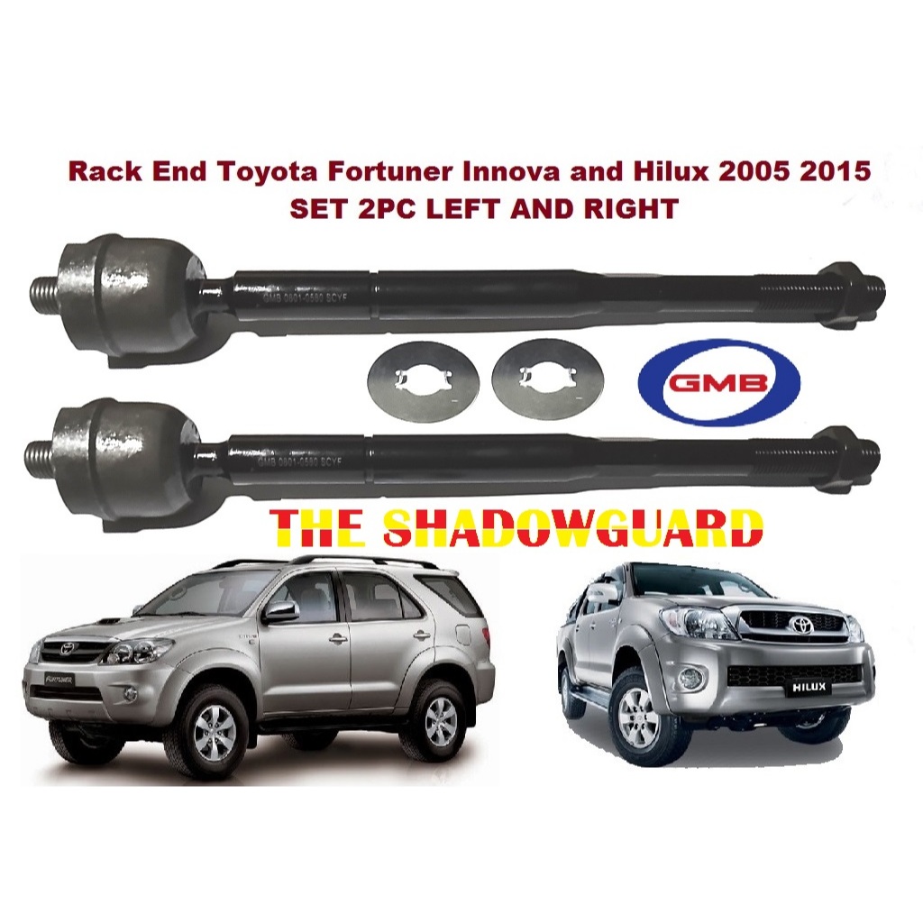 Rack End Toyota Fortuner Innova and Hilux 2005 2015 SET 2PC LEFT AND ...