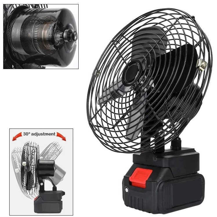 PC DIY 21V RECHARGEABLE 8 INCHES FAN AND 21V RECHARGEABLE LIGHTS ...