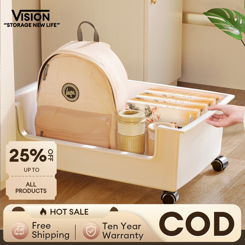 Vision Book Storage Box Desk Book Organizer Box Table Multifunctional ...
