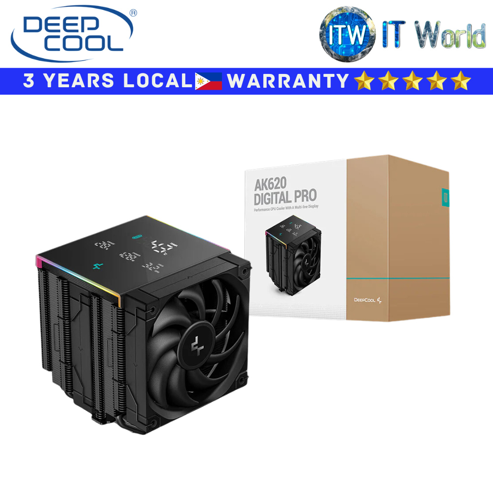 Deepcool CPU Cooler Fan AK620 Digital PRO Air Cooler Fluid Dynamic ...