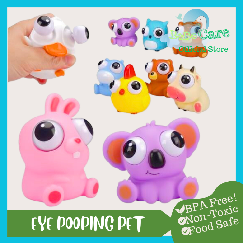 BebeCare Animals Stress Relief Toys Popping Out Eyes Raised Eyes Animal ...