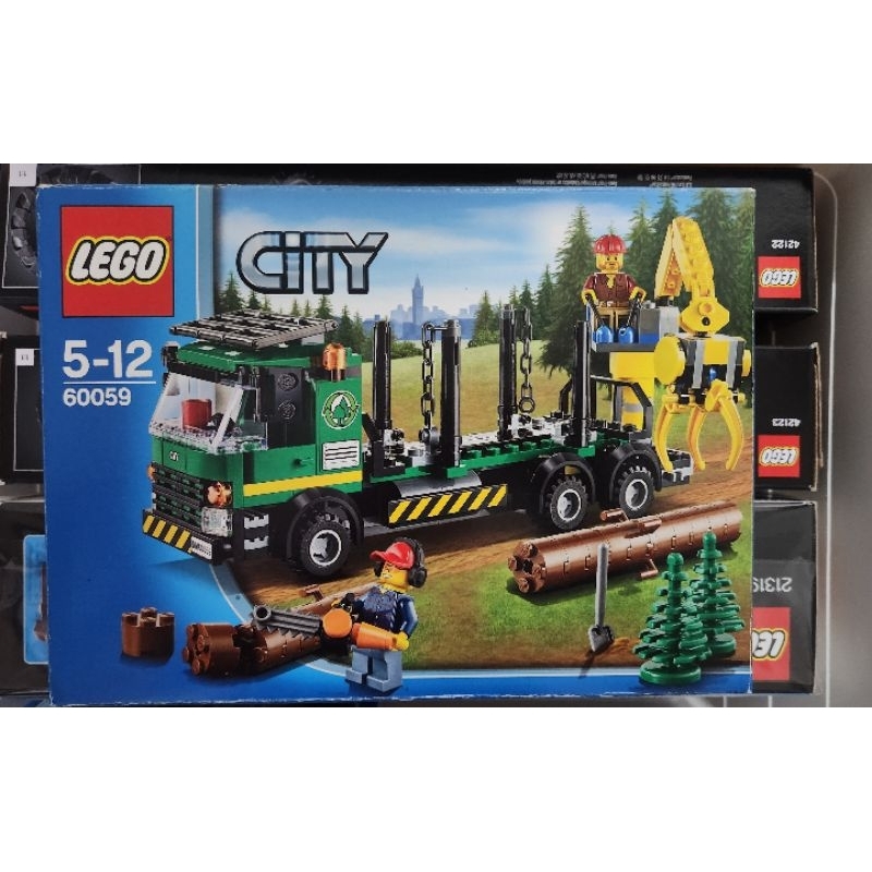 Lego City 60059 Logging Truck Disassembled Resealed Complete | Shopee ...