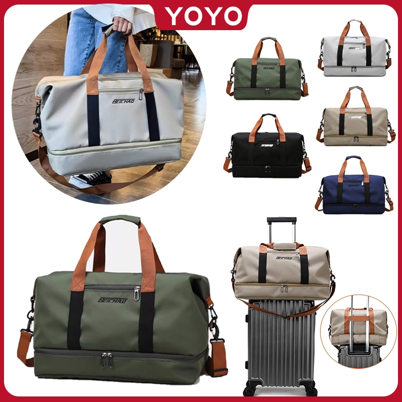 YoYo Travel Bag Women Men Korean Large Capacity Duffle Gym Sports Travelling Weekender Bags ...