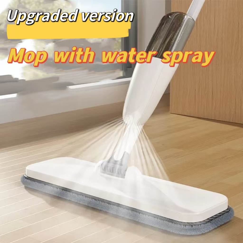 ⭐️AZ⭐️360 Degree Spin Head Flat Floor Mop Cleaner Water Spray Mop ...