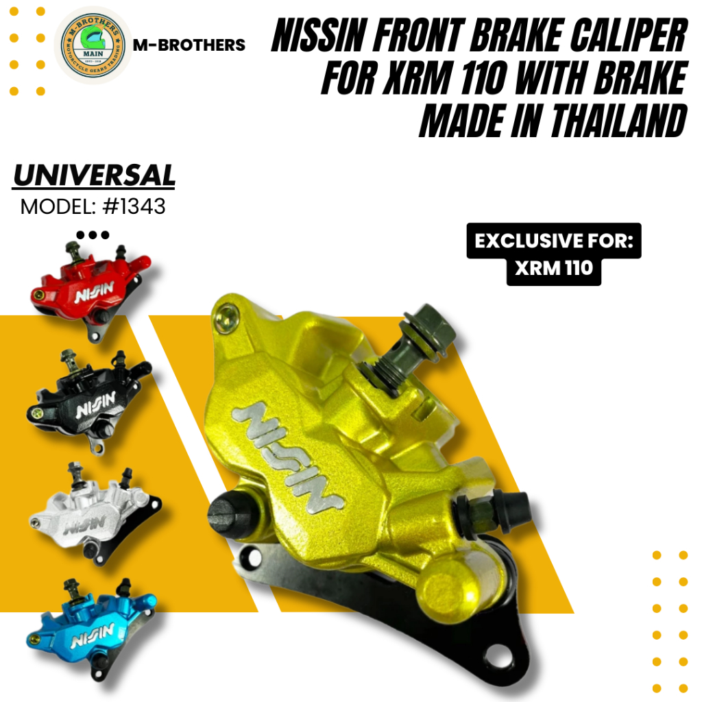 1343# Nissin Front Brake Caliper For Xrm 110 With Brake Made in ...