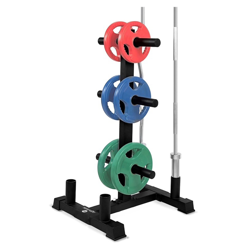 Welded Fix Heavy Duty Olympic Weight Rack for Bumper Plate Storage, w ...