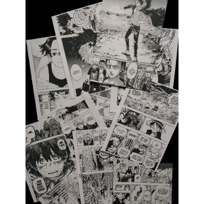 A4 Manga panel wallpaper sticker - Wholesale | Shopee Philippines