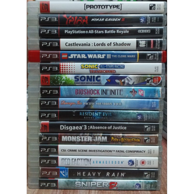 PS3 PlayStation 3 Games USED SET 1 (PABASA PO NG INFO SA BABA) | Shopee Philippines