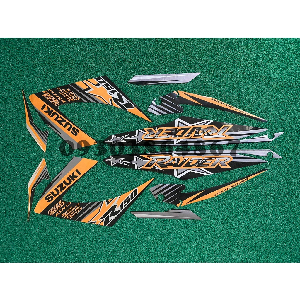 SUZUKI RAIDER 150 Reborn/Reloaded Stock Decal/Sticker | Shopee Philippines