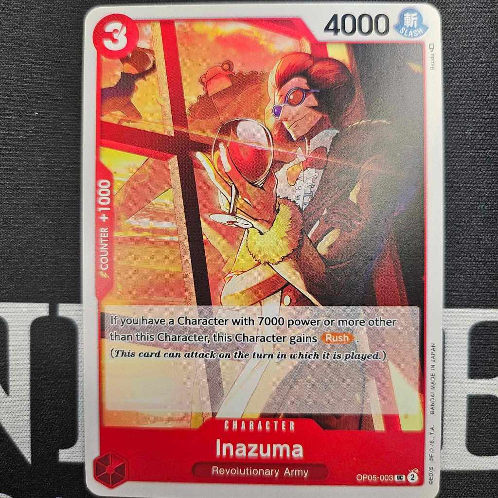 One Piece TCG [ENGLISH] OP05-003 UC Inazuma [ENGLISH VERSION] | Shopee Philippines