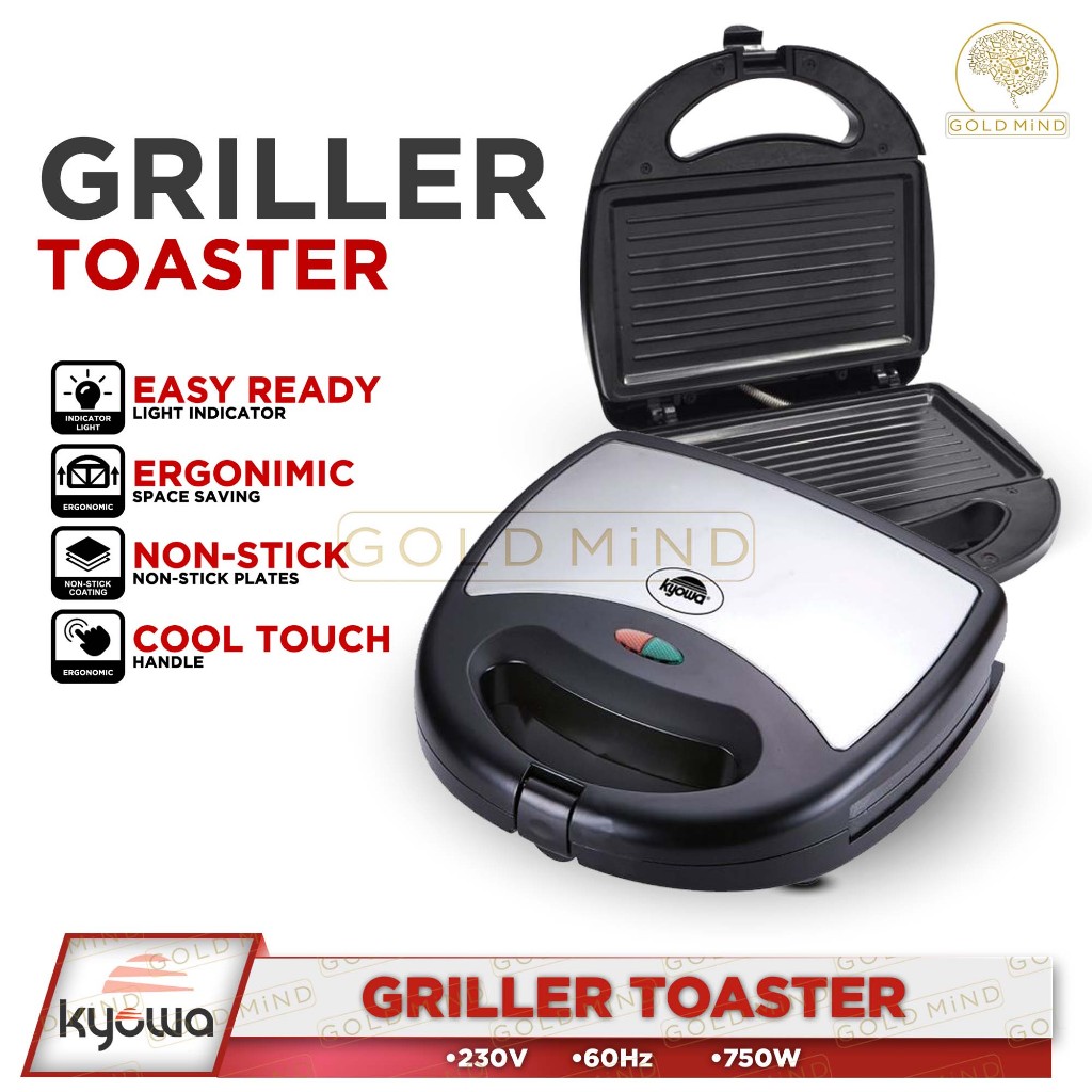 Kyowa Breakfast Presser Griller Toaster 750 Watts | Shopee Philippines