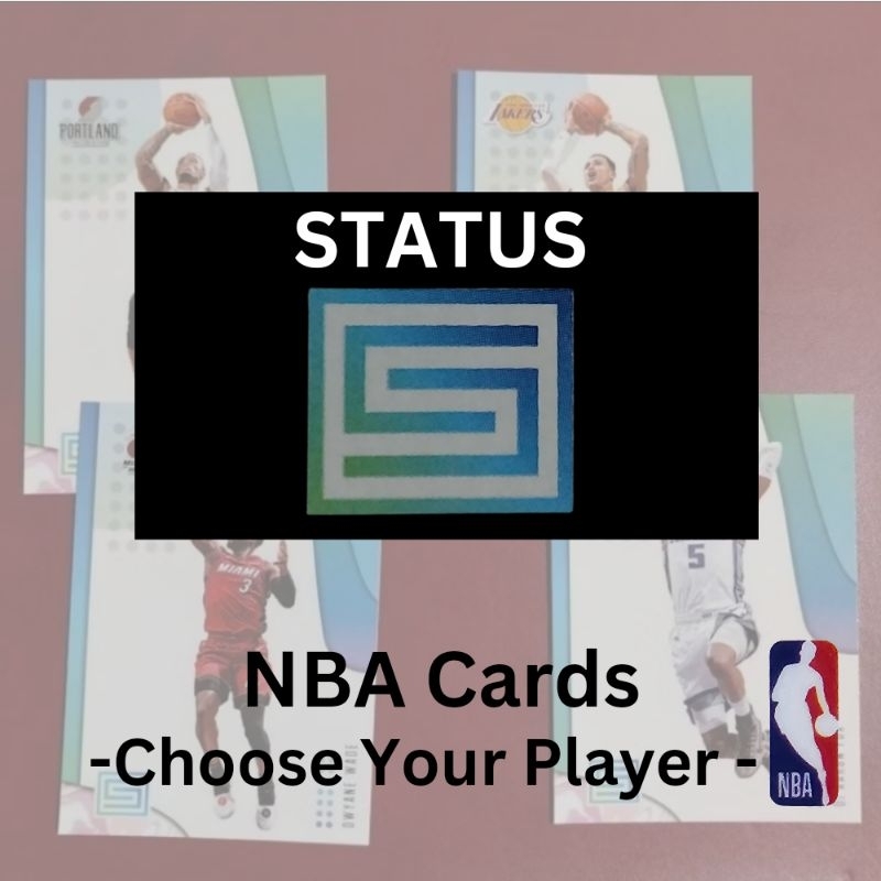 STATUS NBA Cards (Choose Your Player!) | Shopee Philippines