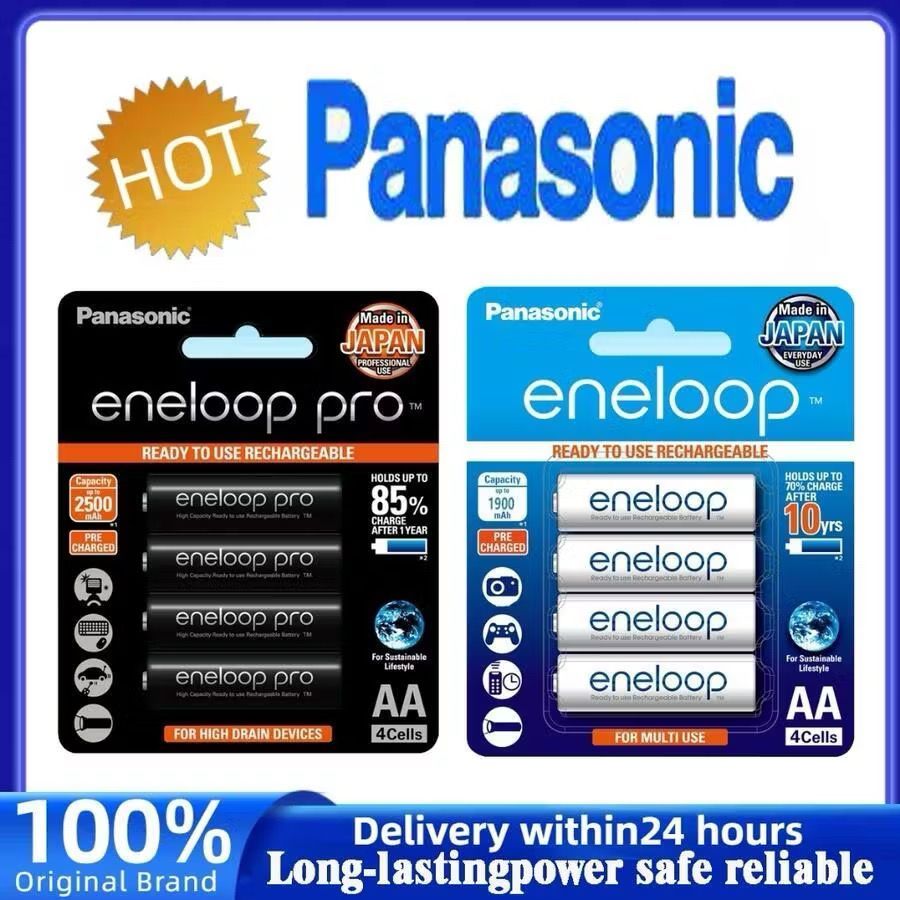 Panasonic Eneloop Pro Original Rechargeable Battery AA/AAA 1.2V Ni-MH ...