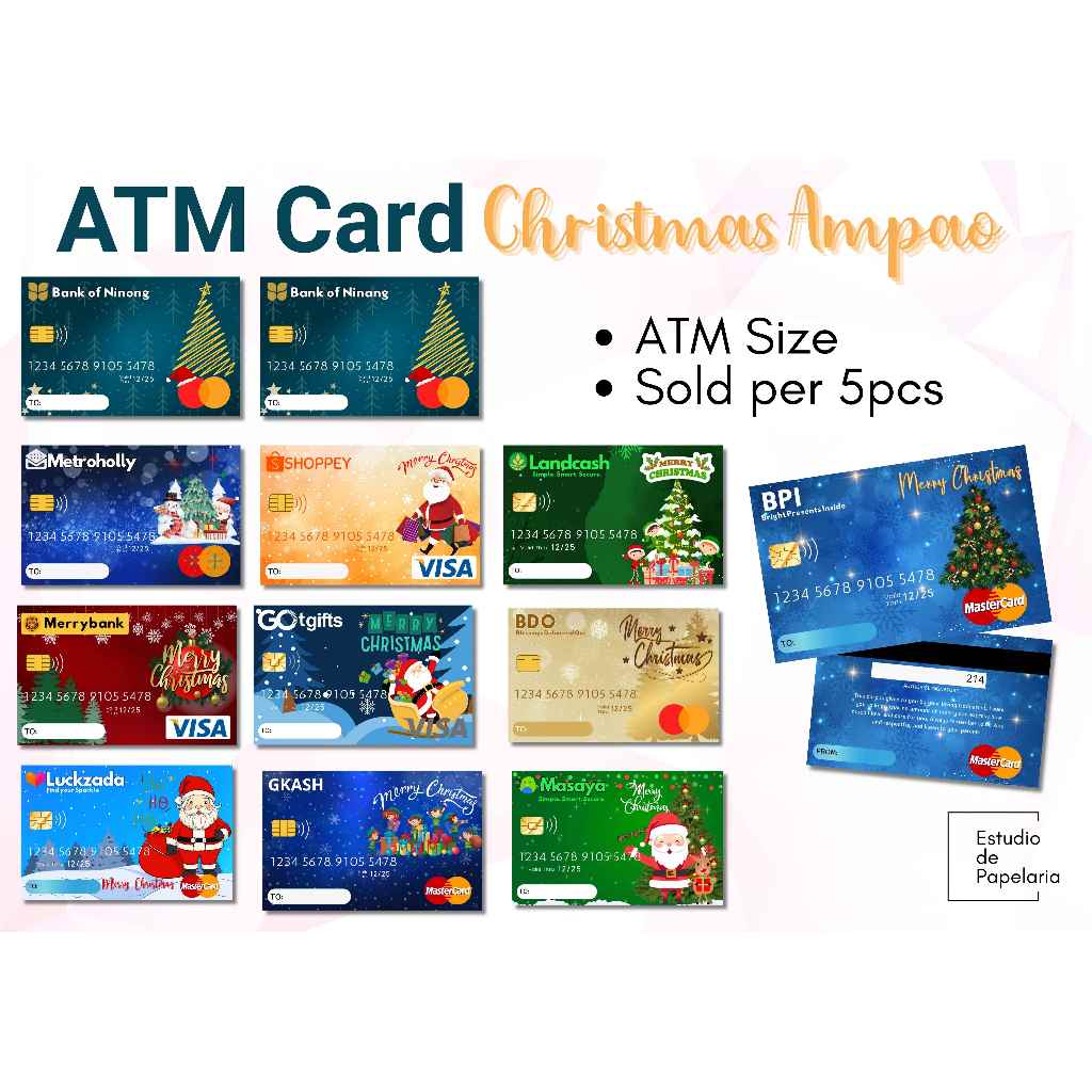 Estudio | 5pcs ATM Inspired Yayamanin Ampao Angpao Money Envelope ...