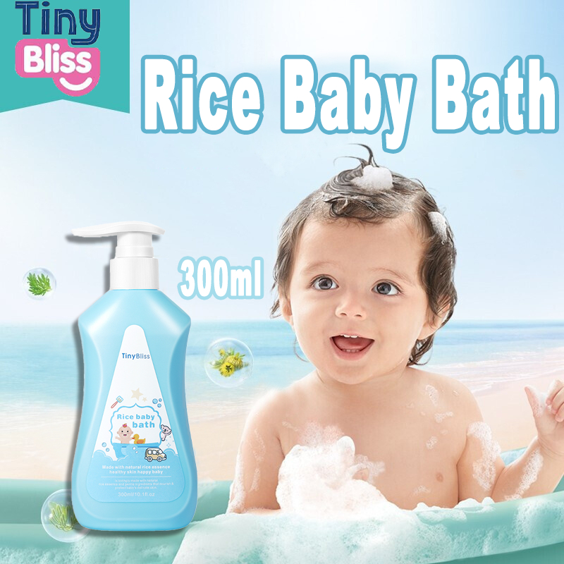 TinyBliss Rice Baby Wash 300ml baby shower gel baby body wash, head to ...